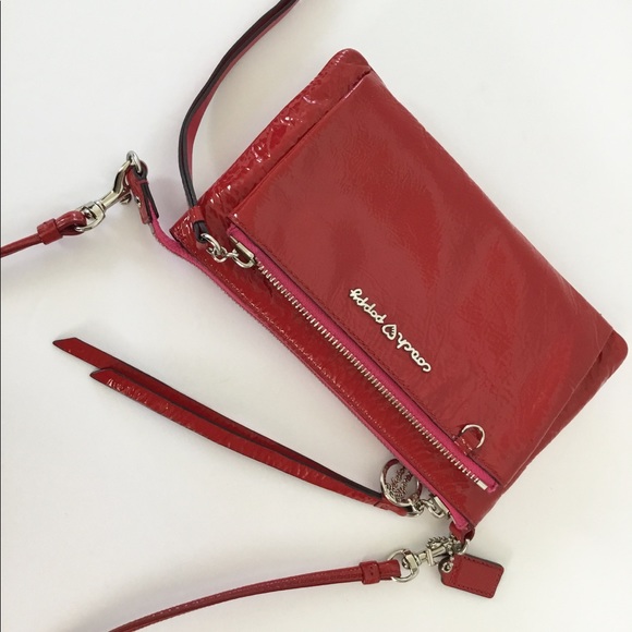Coach | Bags | Coach Poppy Red Crossbody Purse | Poshmark